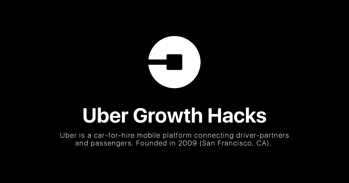 Uber Growth Study